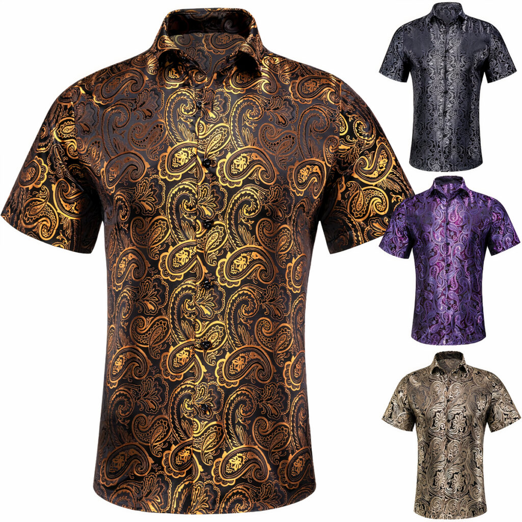 Chemise à motifs pour homme • Only Satin