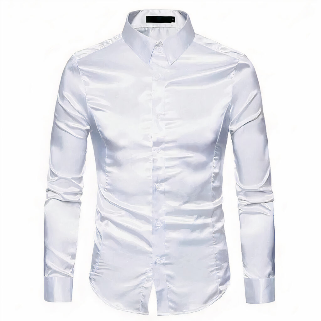 Chemise unie pour homme • Only Satin